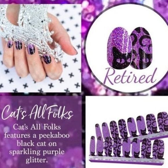 Color Street | Makeup | Retired Color Street Cats All Folks Halloween ...
